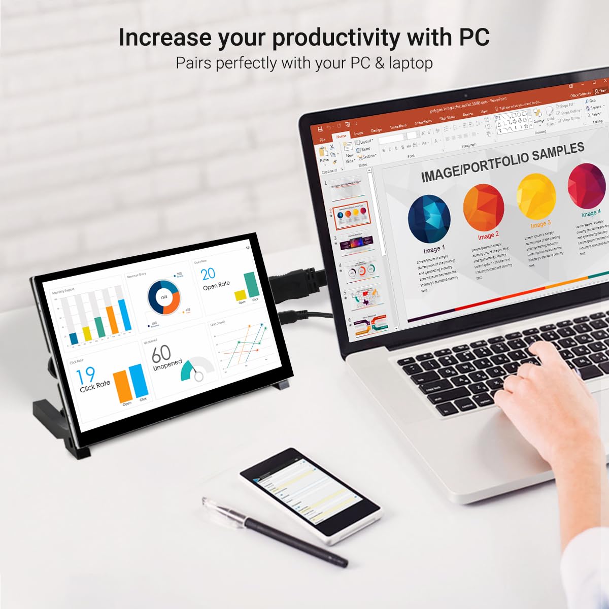 Mua ELECROW 7 Inch Touchscreen Monitor for Raspberry Pi - 1024x600 IPS ...