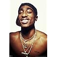 Amazon.com: Tupac Posters 2Pac Poster Smiling Gold Chain Photo 90s Hip ...