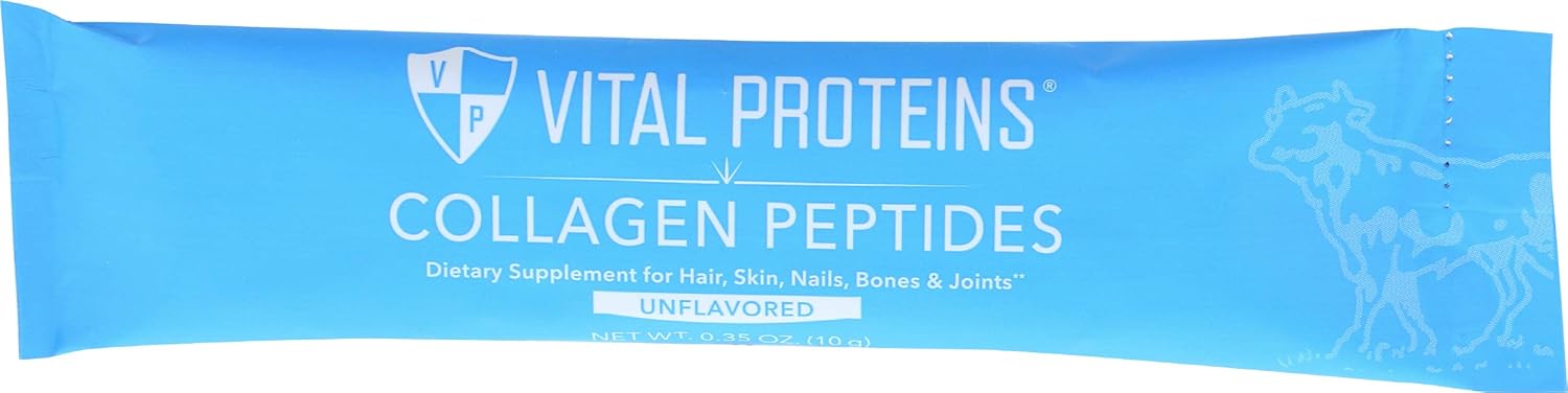 Amazon.com: Vital Proteins, Collagen Peptides Packet Unflavored, 10 ...