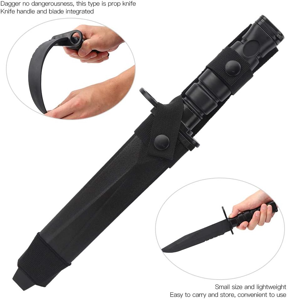 Plastic Prop Dagger, M10 No Dangerous Fake Knife False Trick Gadget Toy ...