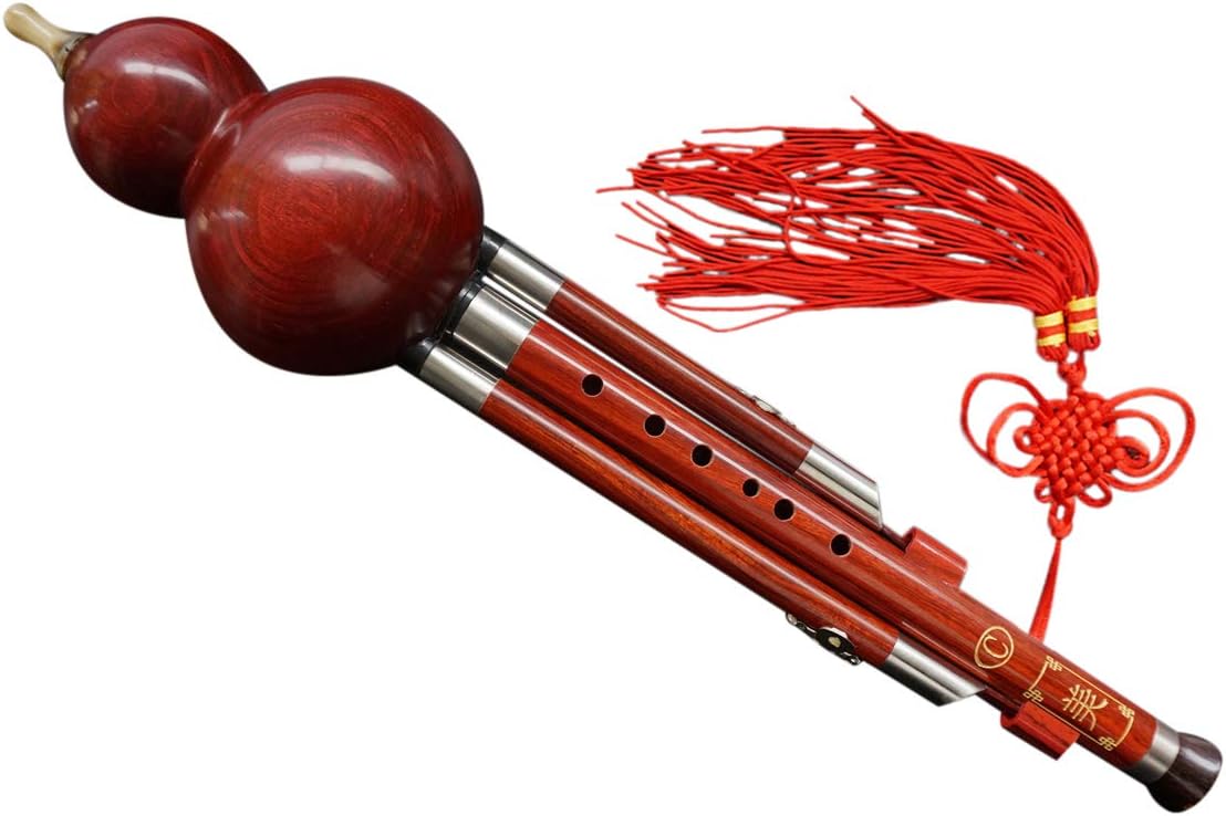 100% Artisanat Hulusi Professionnel Flûte Chinoise + Coffret + Guide à ...