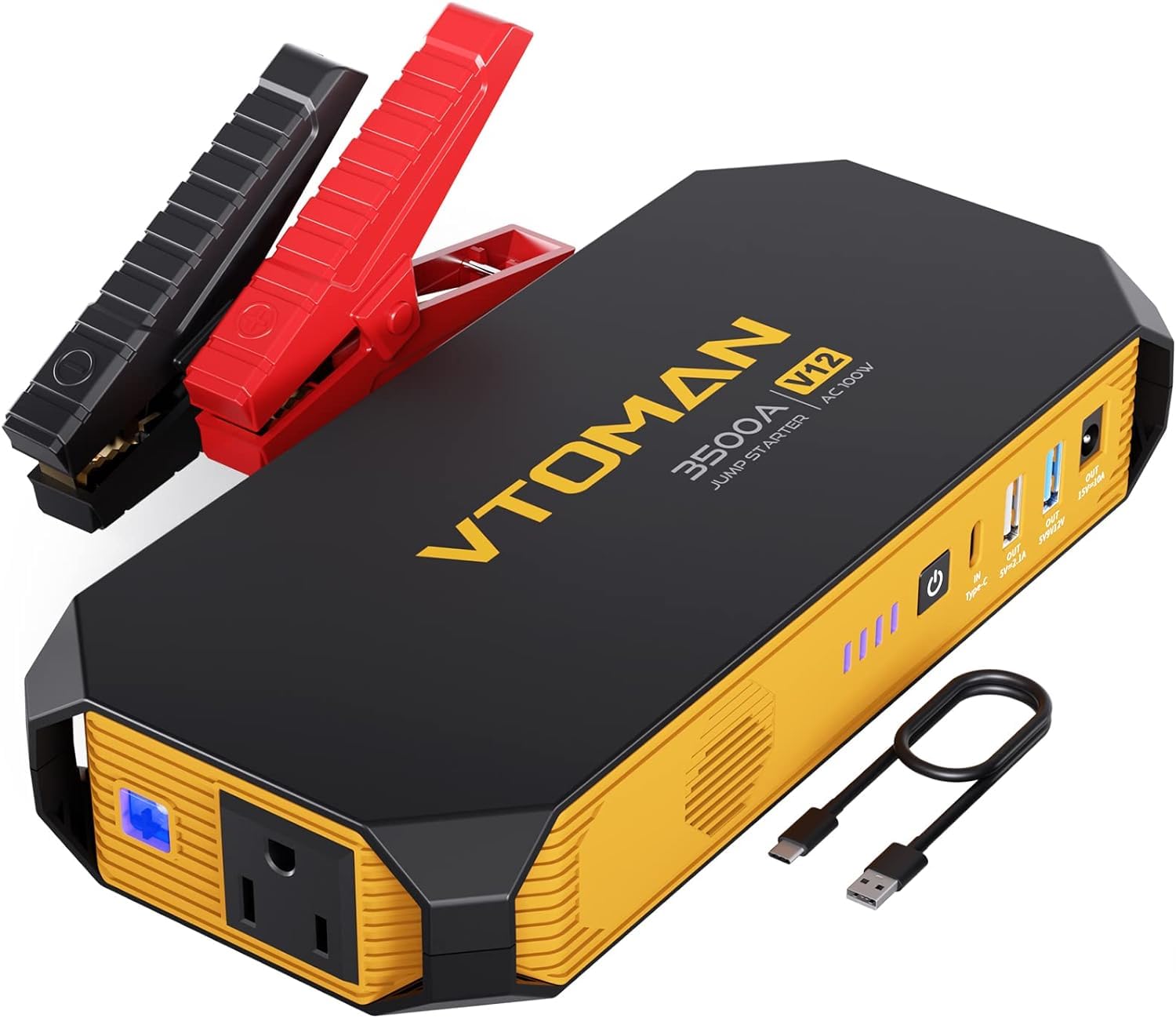 Mua VTOMAN V12 3500A Jump Starter, 18000mAh Car Battery Booster Pack ...
