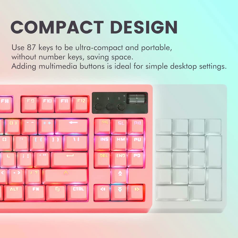 Mua K51 Wireless Gaming Keyboard and Mouse Combo, Wireless Mechanical ...
