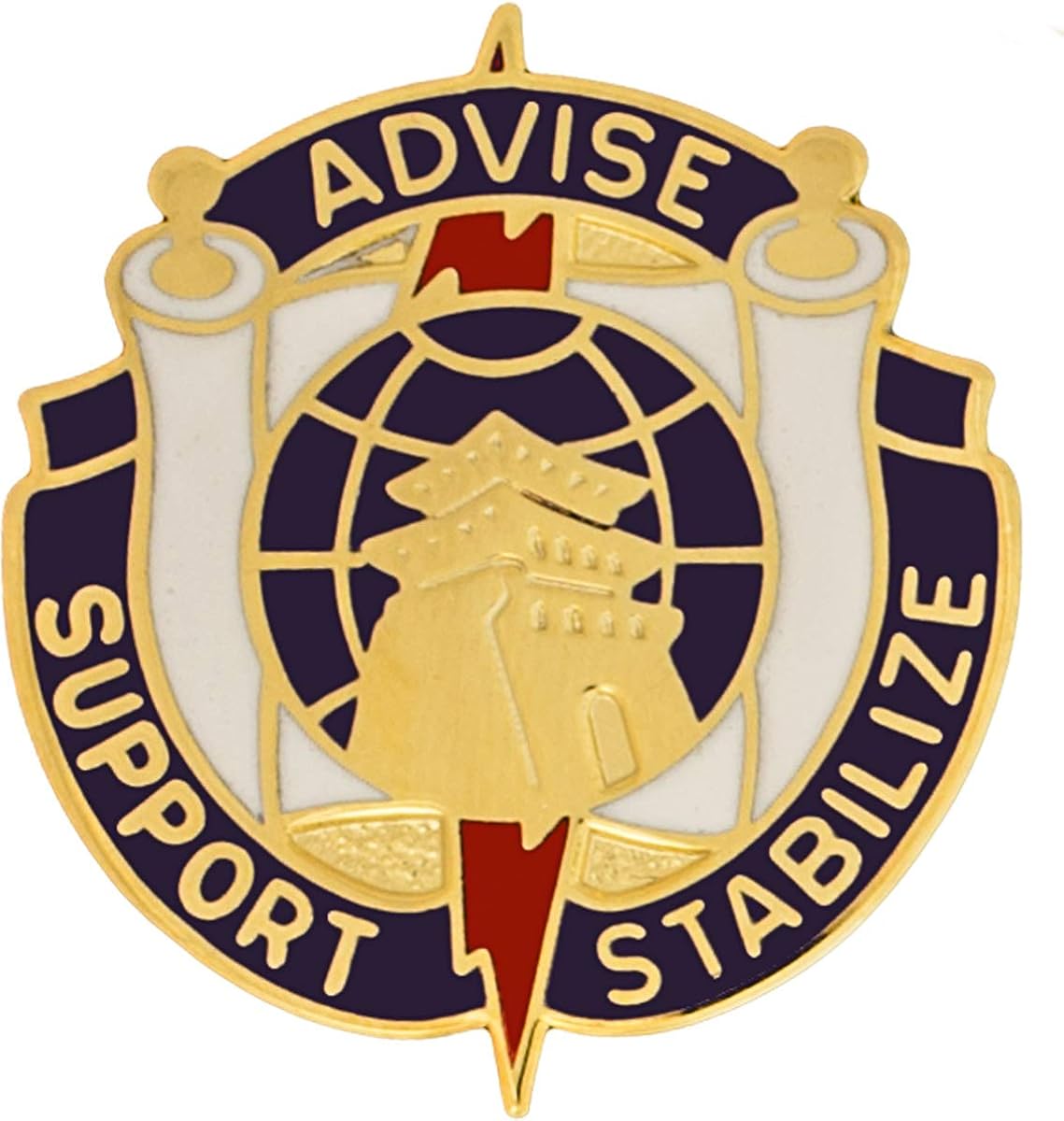 Amazon.com: 95th Civil Affairs Bde Unit Crest (Advise Support Stabilize ...