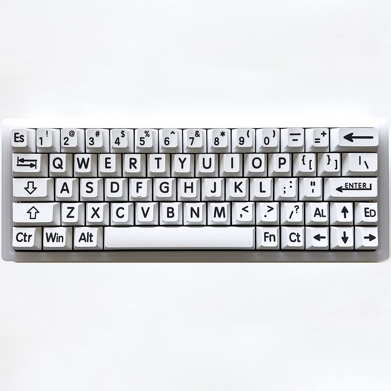 Mua Minimalist Big Font Keycaps 125 Keys Cherry Profile PBT Keycap for ...