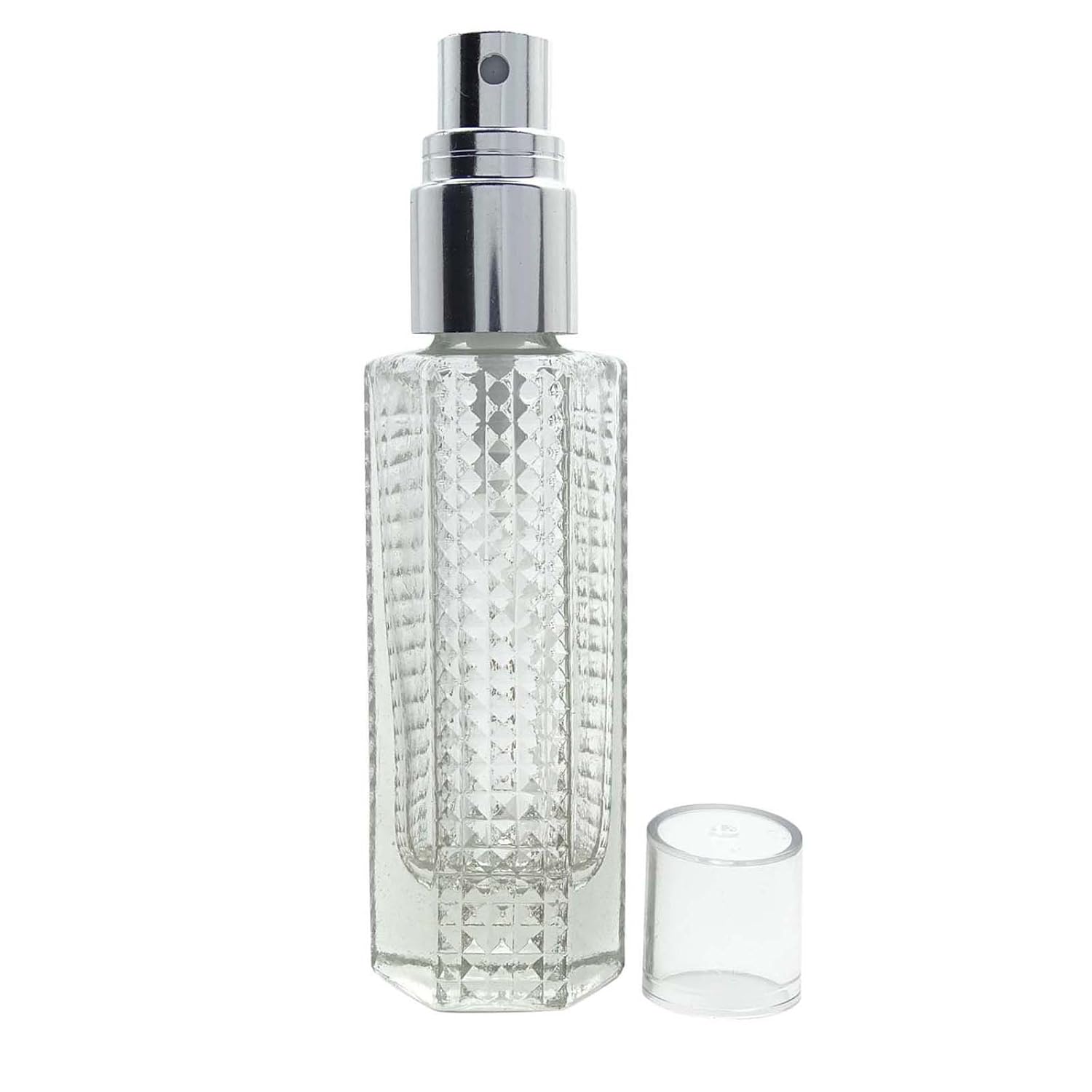 16 Pcs Clear Glass Empty Perfume Atomizer Spray Bottles Aromatherapy 25 ...
