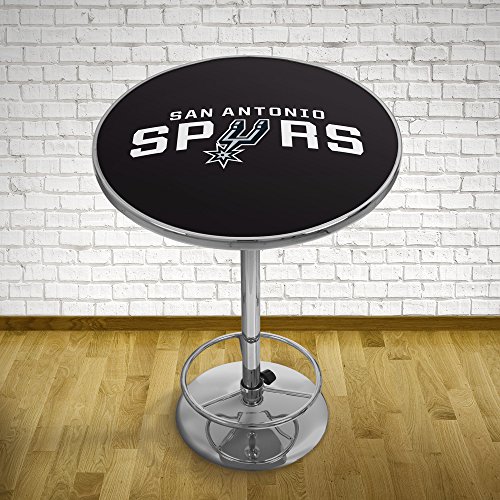 NBA San Antonio Spurs Chrome Pub Table