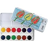 Amazon.com: Talens Transparent Watercolor Set of 24