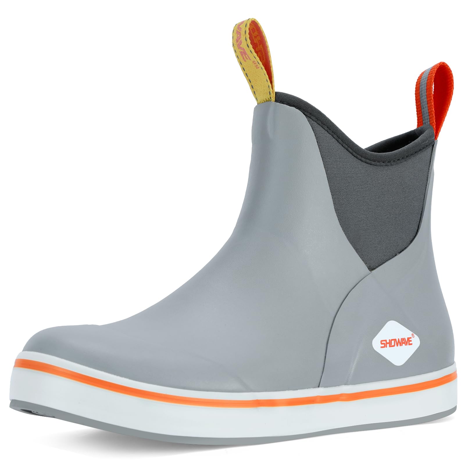 Showave Women's Deck Boots Waterproof Ankle Rain Boots Comfort Sports ...