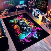 Amazon.com: NEBOTON Gaming Rug for Boys Room - Gamer Rug with Game ...