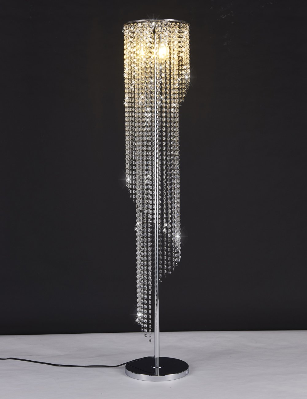 Floor Lamps & Torchieres Surpars House Sparkling Elegant Raindrop ...
