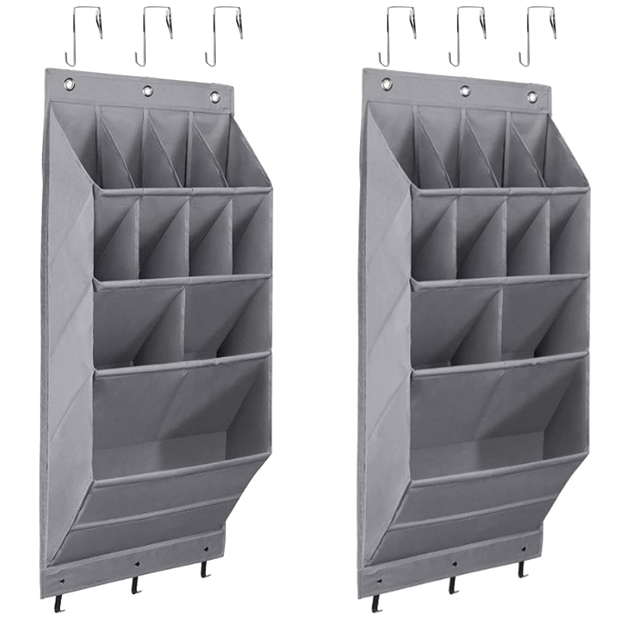 Shoe Racks TIOYOTY Over The Door Shoe Organizer - 6-Layer Hanging Rack ...