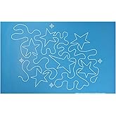 Amazon.com: Full Line Stencil - Meandering Leaves - Edge to Edge ...
