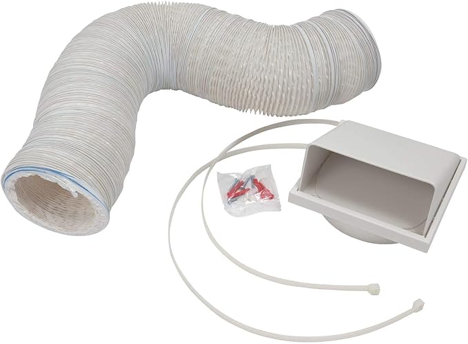 CDA AED53 Universal 6m x 125mm Cooker Hood Extractor Ducting Kit ...