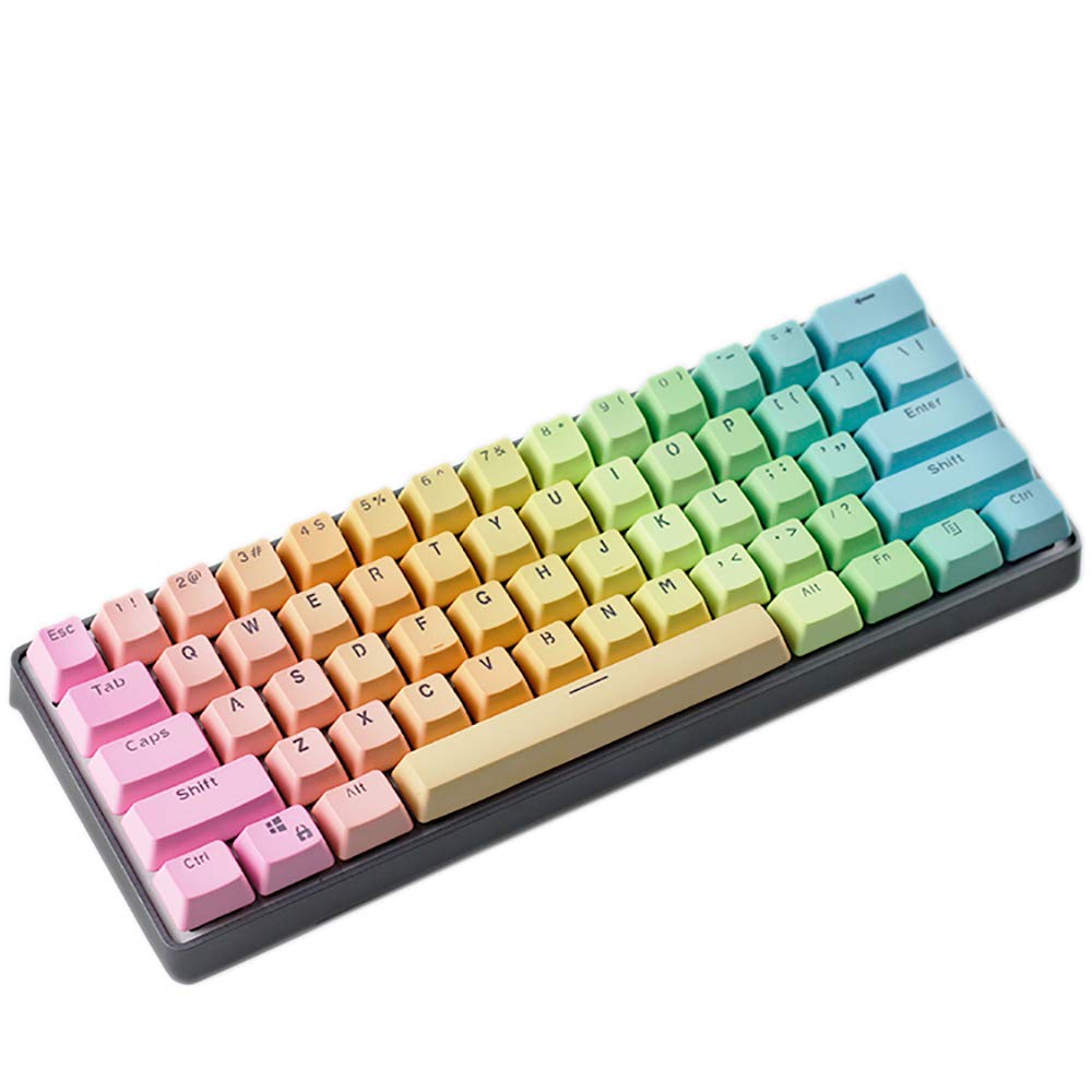 Mua Pastel Keycaps 104 Keys Sunset Backlit Gradient Keycaps Thick PBT ...