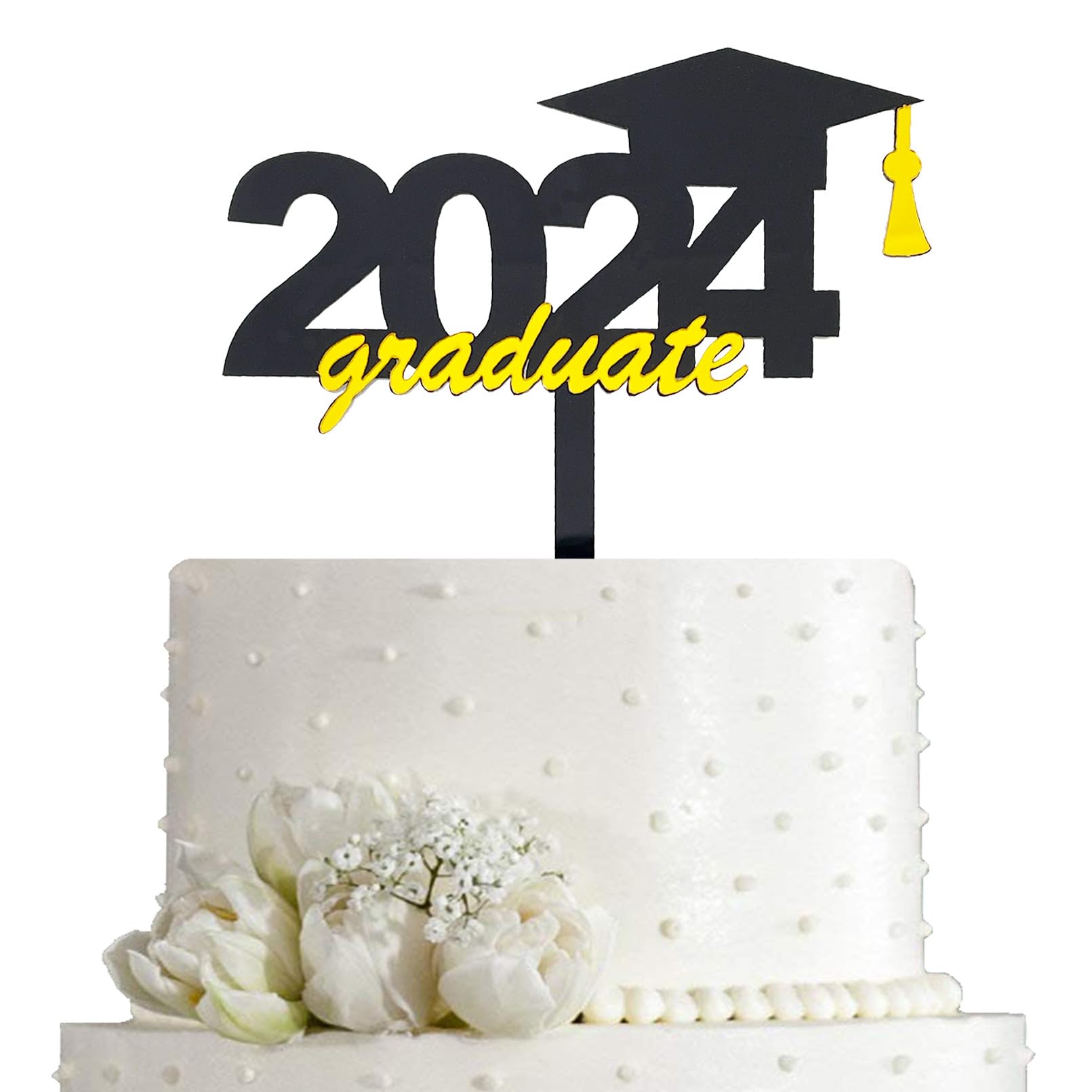 Congrats 2024 Cake Topper, Class of 2024 Cake Decor, 2024 Graduation ...