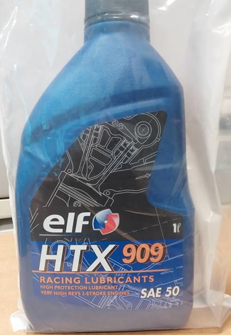 ELF HTX 909 LT 1 Lubrificante sintetico da competizione per motori 2 tempi, Kart, racing: Amazon ...