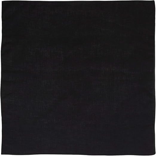 Amazon.com: Large 100% Cotton Solid Color Blank Bandanas (22” x 22 ...