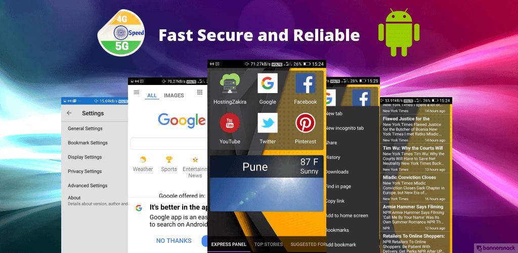 Indus Indian Browser Fast and Secure:Amazon.de:Appstore for Android