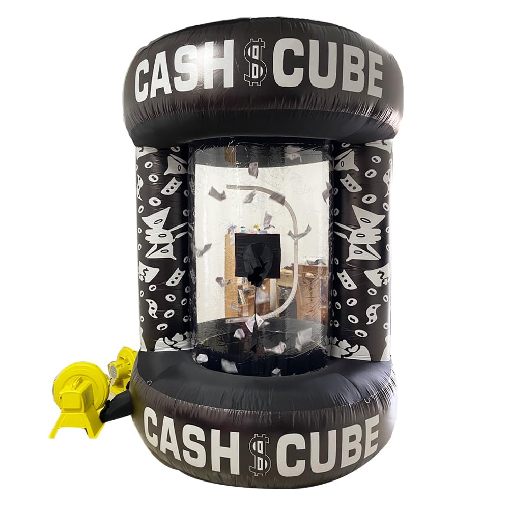 TONGFUSHE Inflatable Cash Cube Booth Machine - Three-Dimensional Money ...