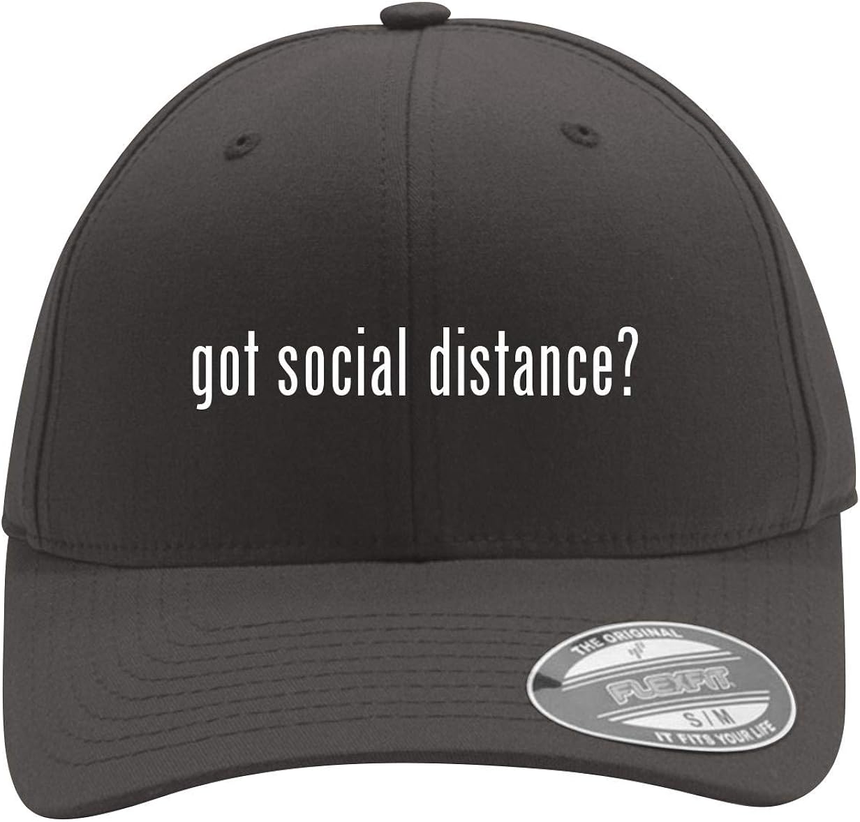 Amazon.com: got Social Distance? - Men's Flexfit Baseball Cap Hat, Dark ...