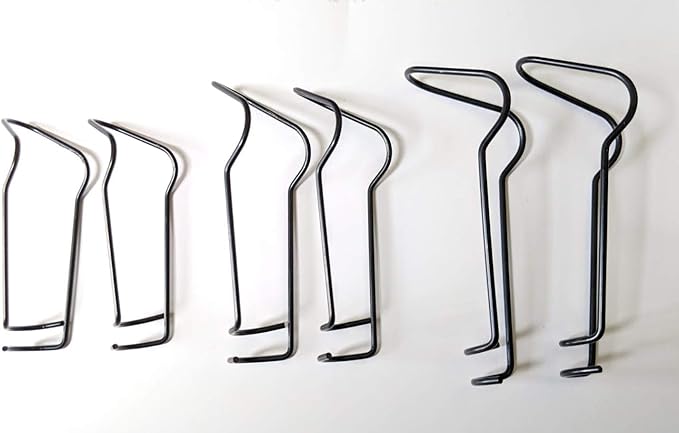 Spring fastening clips suitable for 12mm, 16mm and 20mm poles and ...