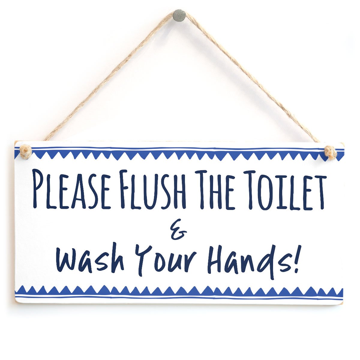 Buy Please Flush The Toilet & Wash Your Hands! - Stylish Bathroom Rules ...