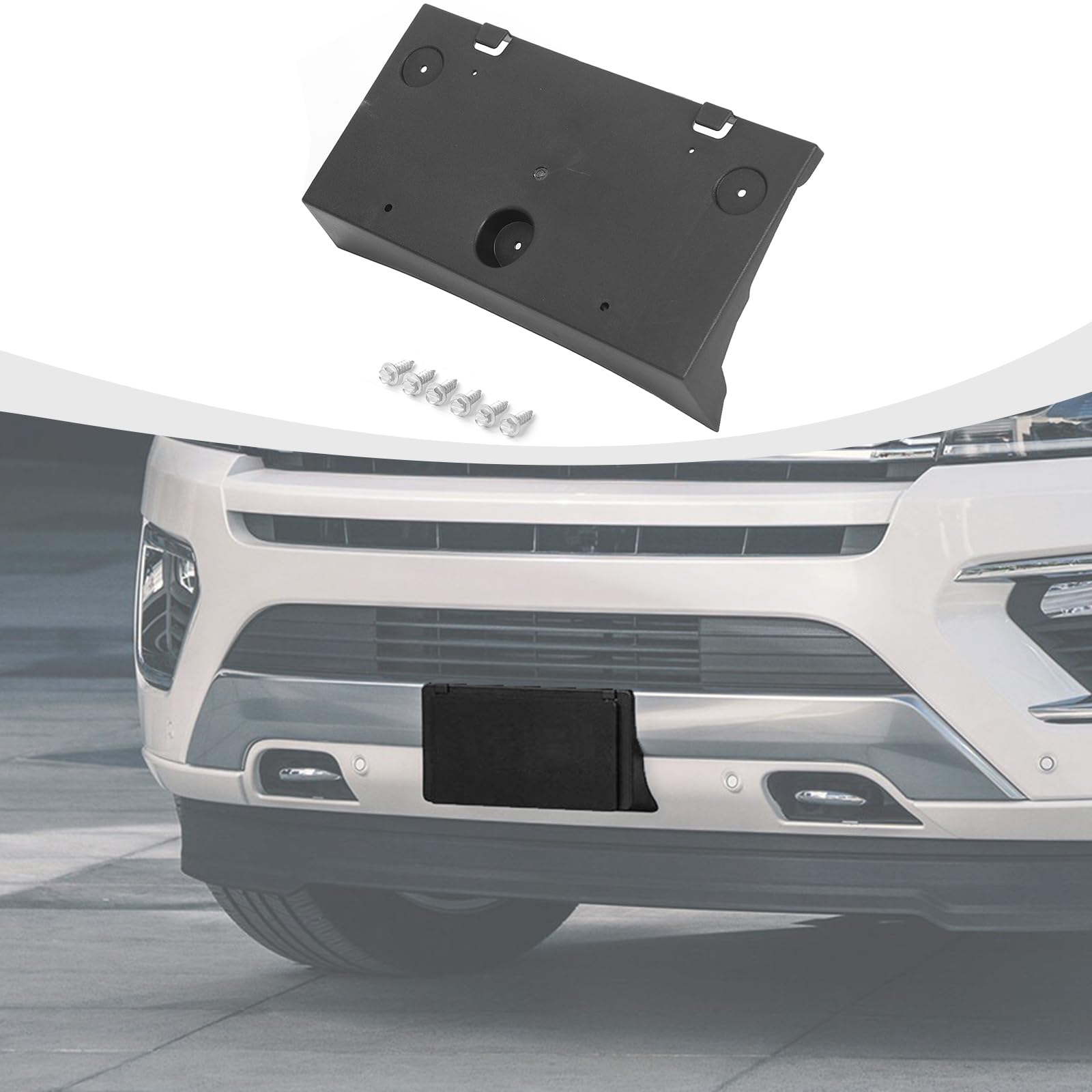 RAZPOY Front License Plate Bracket Holder Mount Frame Compatible with ...