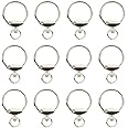 Amazon.com: 12pcs Round Spring Snap Hooks Swivel Ring Carabiner Clips ...