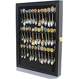 Amazon.com: 36 Souvenir Tea Spoon Display Case Rack Wall Mountable ...