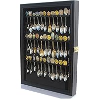 Amazon.com: 36 Souvenir Tea Spoon Display Case Rack Wall Mountable ...