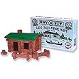 Amazon.com: ROY TOY 37 pc Log Camp, Made in The USA, Ages 3 and Up ...