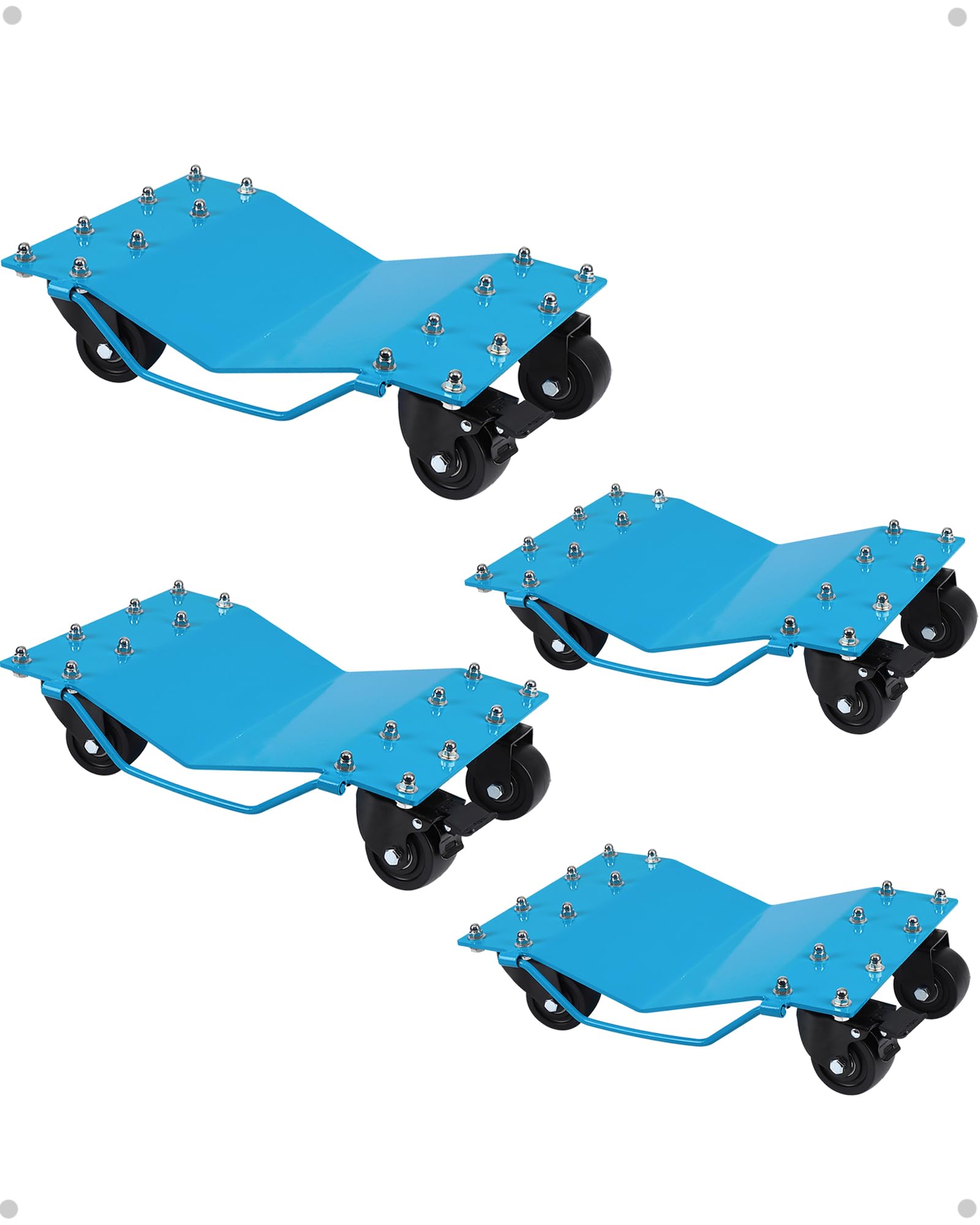 KYBOLT Car Dolly [Set of 4 with 8000 lbs] Capacity, Manganese Steel ...