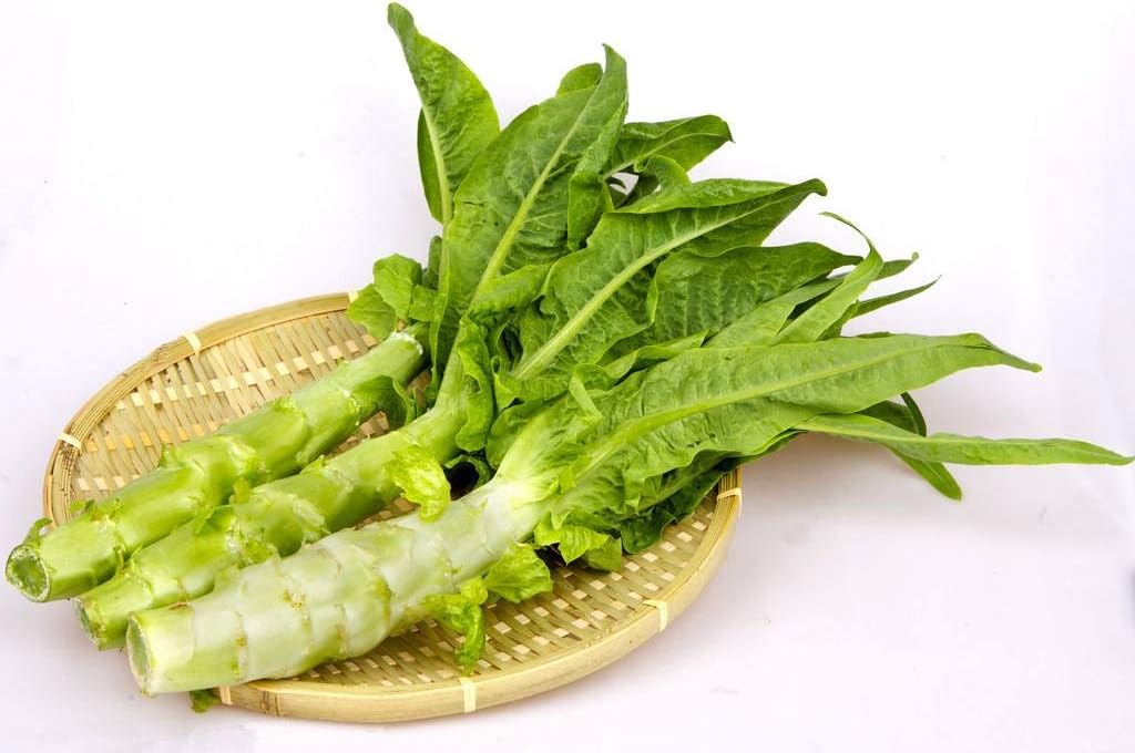 Organic Greens Fresh Chinese Oriental Celtuce Aparagus Stem Lettuce ...