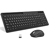 Amazon.com: Wireless Keyboard and Mouse, seenda 2.4GHz Ultra Thin Full ...