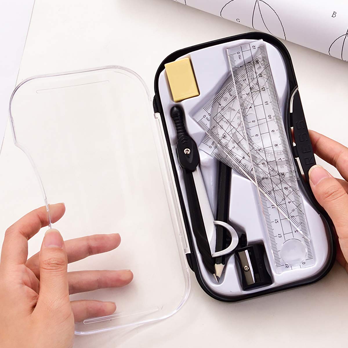 Matematica Set di Strumenti per la Geometria Tuloka Set Compasso ...