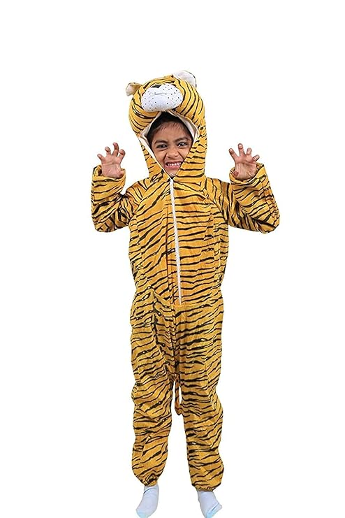 HDO Fancy Tiger Dress for Kids Fancy Dress Costume Dress Competition ...