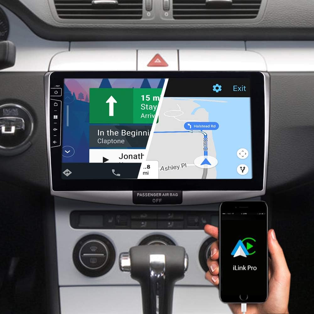 DYNAVIN Autoradio Navi für VW Passat B6, 10,1 Zoll OEM Radio mit Bluetooth, DAB+ Ready, USB ...