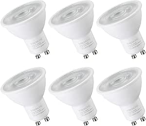 TORCHSTAR Dimmable MR16 GU10 LED Spotlight Bulb, 6.5W (50W Equivalent ...