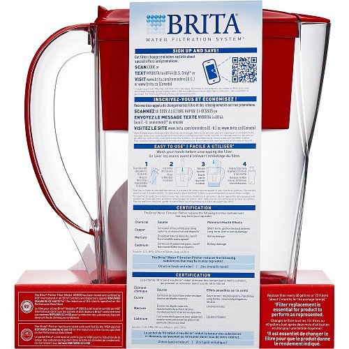 New Brita Water Filtration System Mini Plus Color