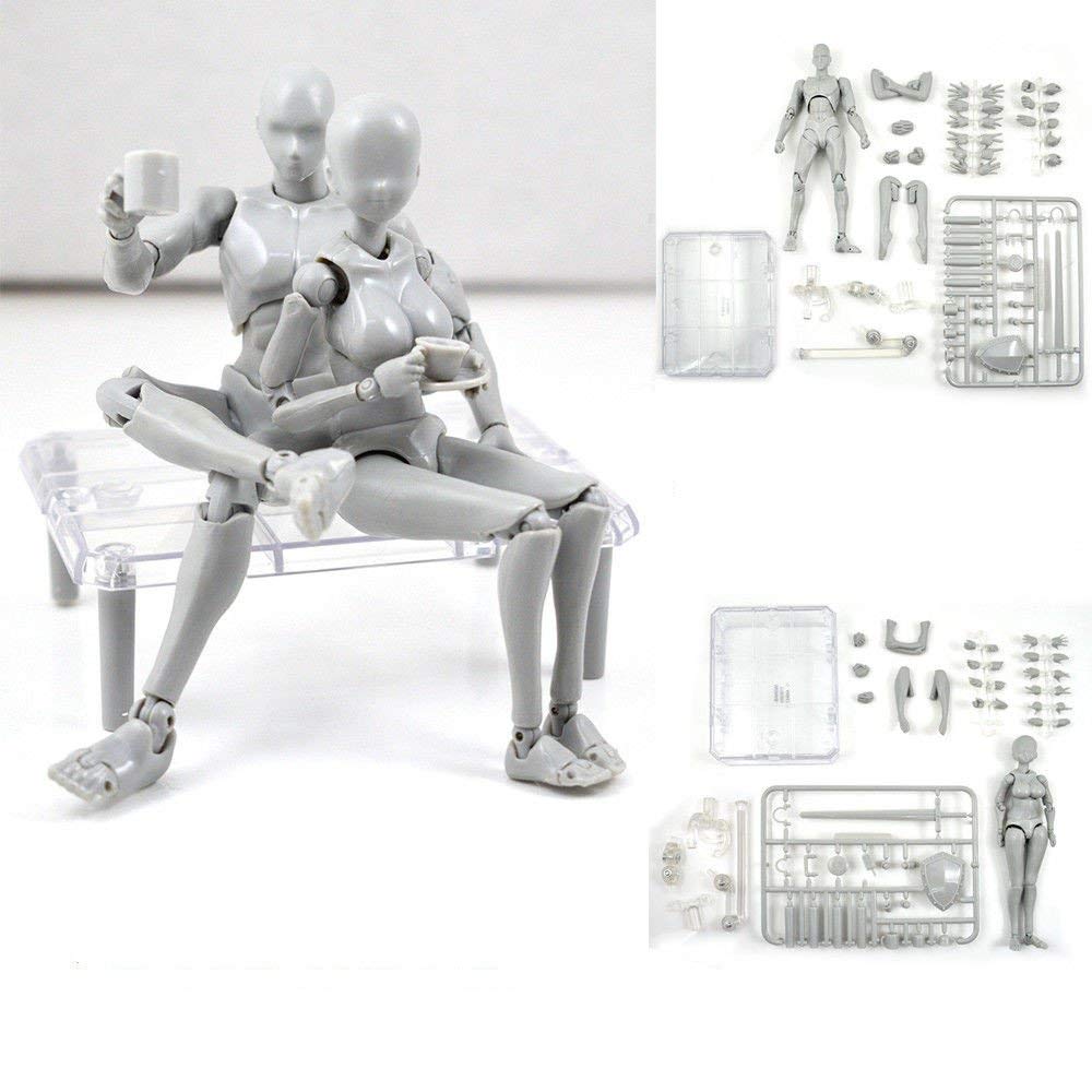 Mua AbbonyDuo Body Kun DX Set Male & Female Action Figure Model Set for ...