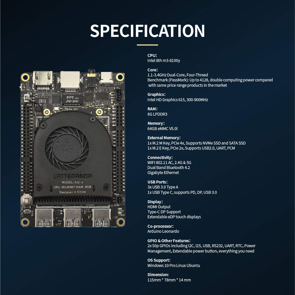 Mua LattePanda 2 Alpha 864s - A Pocket-Sized Powerful Windows/Linux ...