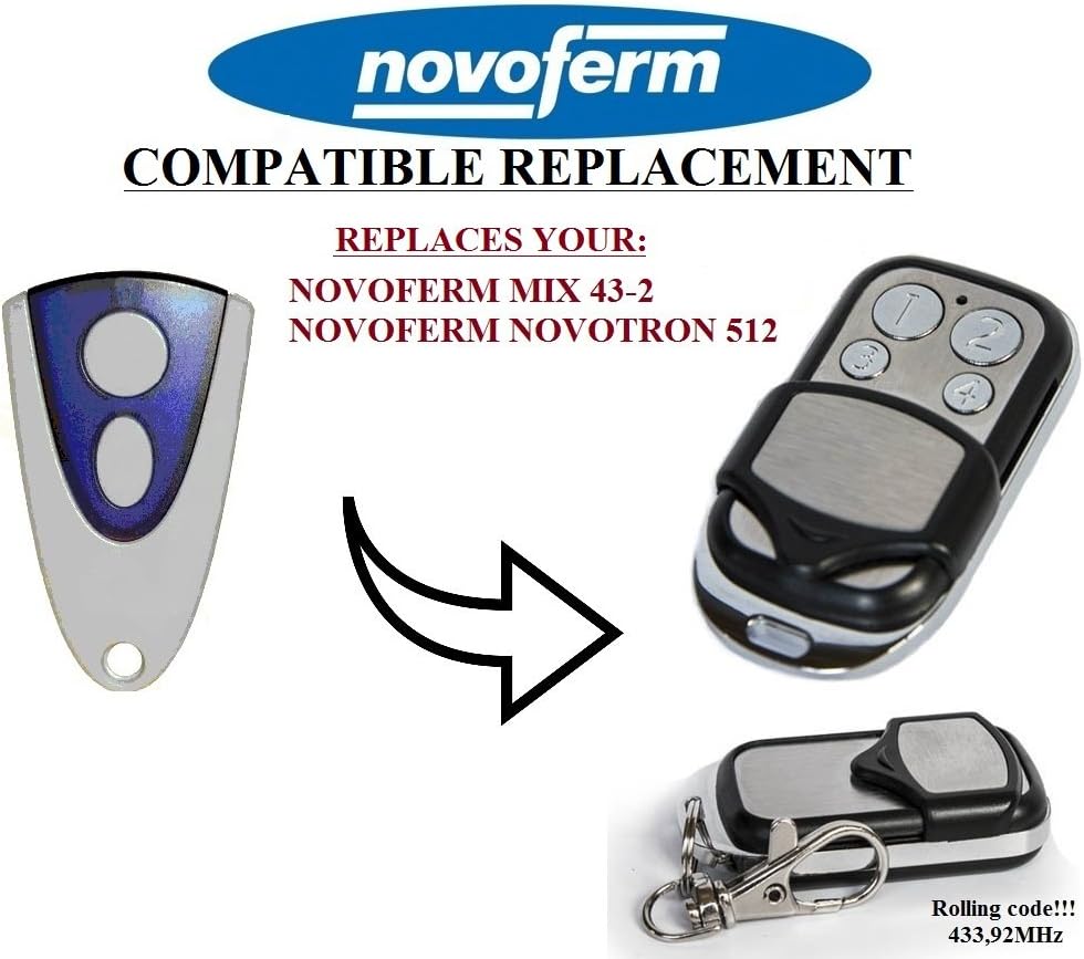 NOVOFERM NOVOTRON 512, MIX43-2 4-channel compatible remote control ...