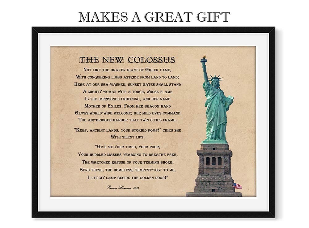 Mua The New Colossus, Give Me Your Tired Your Poor, 14x11 inch Unframed ...