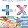 15 Pieces Educational Math Posters Set, 14×11 Inch Large Math Symbol ...