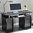 Amazon.com: Karl home Computer Desk with Storage Cabinet & Drawer ...