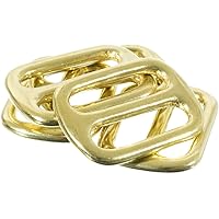 Amazon.com: 10 – Craft County 1 Inch Round Solid Brass Wide Mouth Metal ...