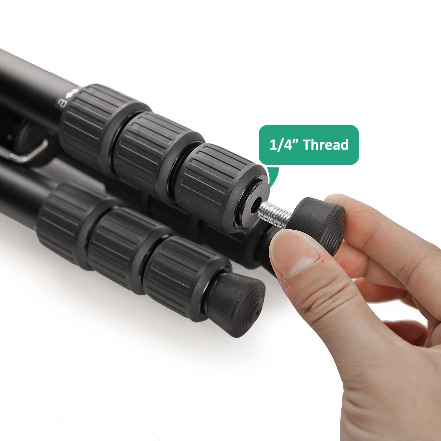Mua Rigych 6 Pcs Tripod Spike Feet 1/4-20 Thread Rubber Feet Universal ...