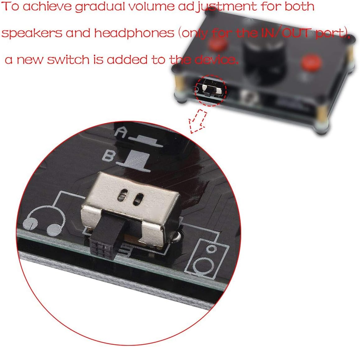 Nobsound Little Bear MC102 Mini 2(1)-IN-1(2)-OUT 3.5mm Stereo Audio ...