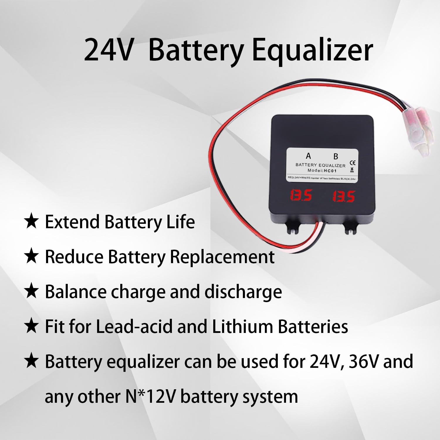 Mua iSunergy Battery Equalizer 24V - 2 x 12V Battery Voltage Balancer ...